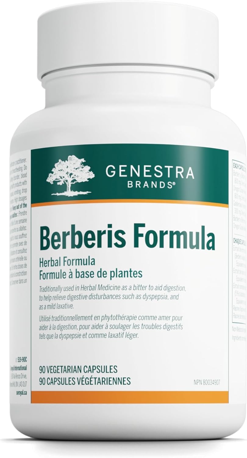Berberis Formula by Genestra Brands | Digestive & Immune Support | Coal ...