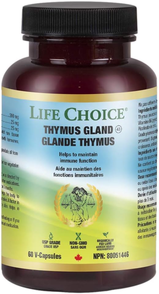 Thymus Gland by Life Choice | Immune System & Cellular Support | Coal ...
