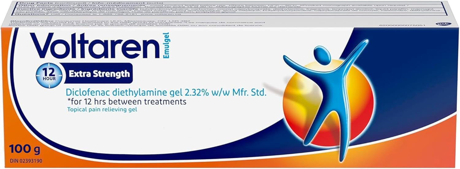 Voltaren Emulgel Extra Strength | Fast-Acting Topical NSAID Gel | Coal ...
