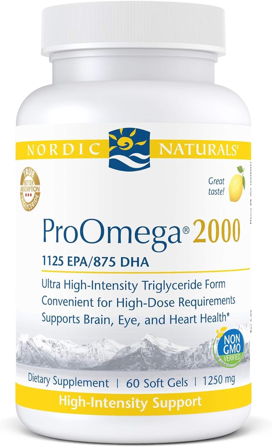 ProOmega 2000 by Nordic Naturals | Ultra High-Potency Omega-3 for Heart ...
