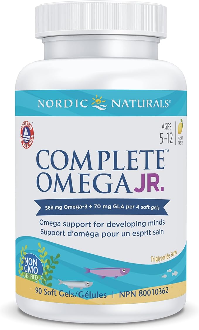 Complete Omega Junior by Nordic Naturals | Brain & Eye Support for Kids ...