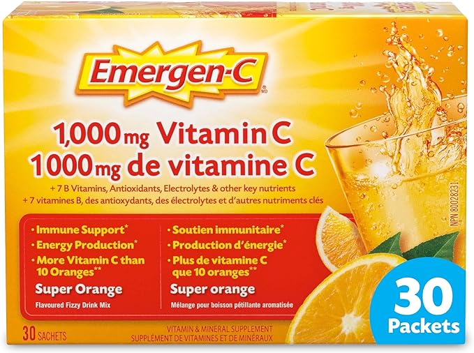 Emergen-C Super Orange | High-Potency Immune Support Drink Mix | Coal ...