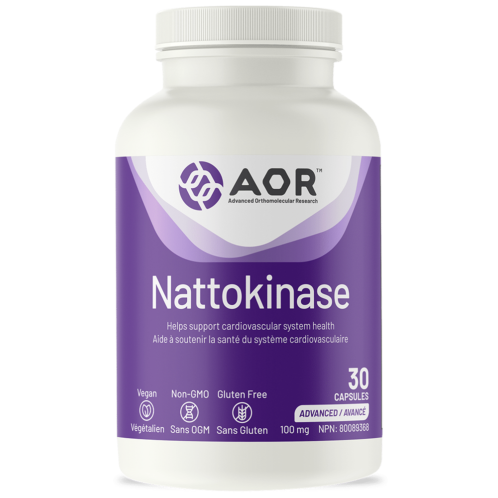Nattokinase 100 mg by AOR | Cardiovascular & Circulatory Support | Coal ...
