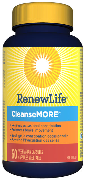 CleanseMORE by Renew Life | Natural Laxative & Colon Cleanse | Coal ...