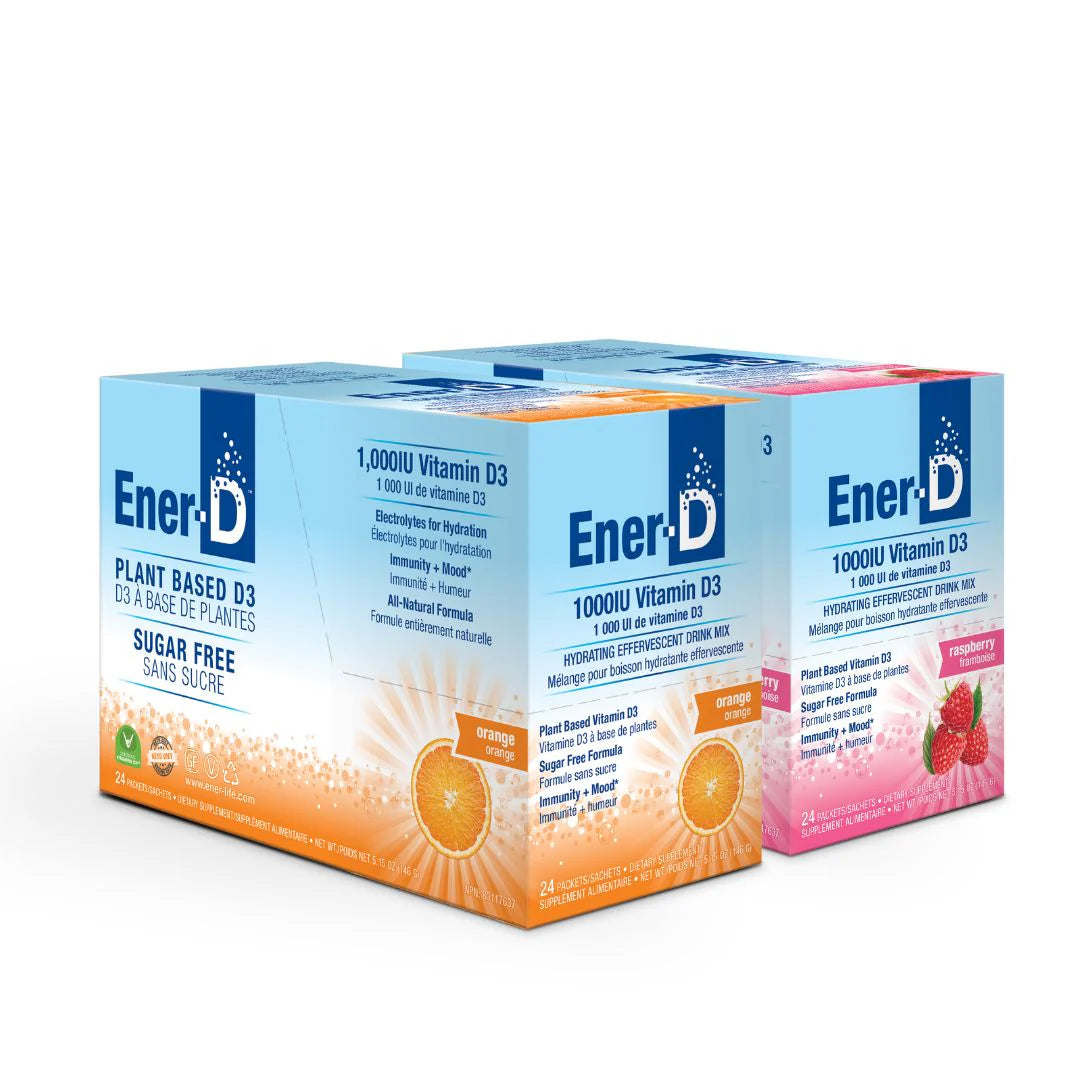 Ener-D by Ener-Life | Vitamin D3 & Immune Support Drink Mix | Coal ...
