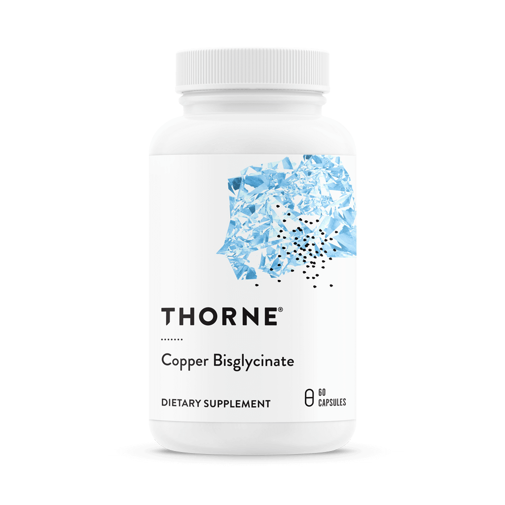 Copper Bisglycinate by Thorne | Antioxidant & Enzyme Function Support ...
