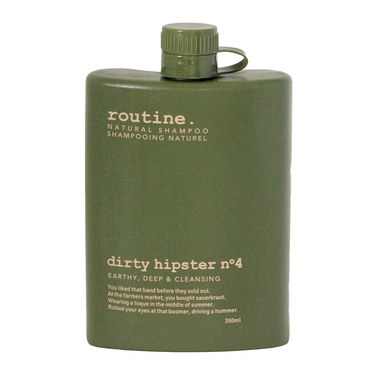 Natural Shampoo Dirty Hipster by routine. | Deep-Cleansing with Earthy ...