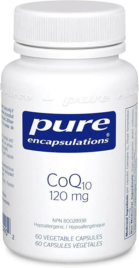CoQ10 120 mg by Pure Encapsulations | Heart & Mitochondrial Support ...