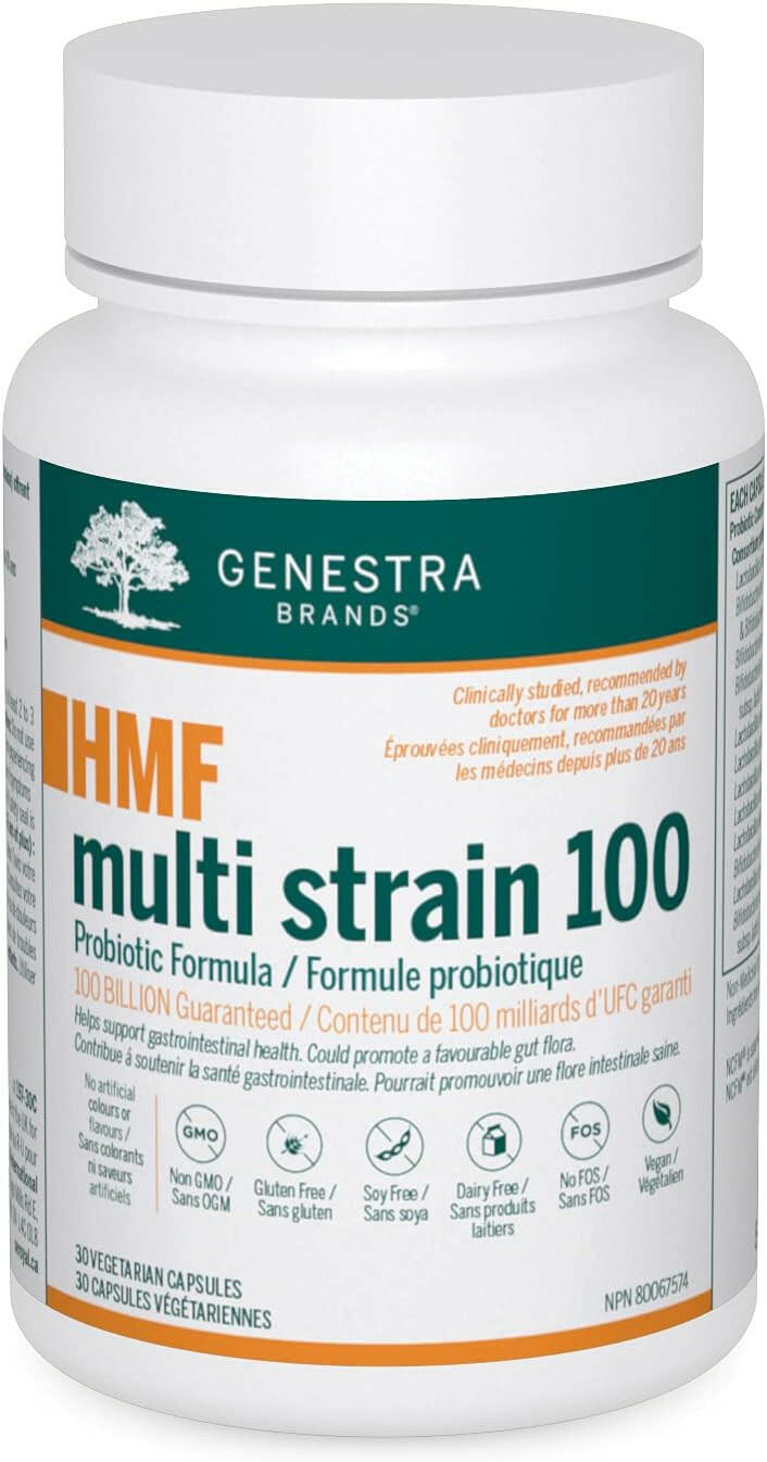 HMF Multi Strain 100 by Genestra Brands | Ultra-High Potency Probiotic ...