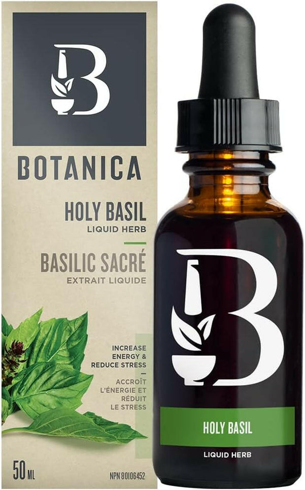 Holy Basil Liquid Herb by Botanica | Adaptogen for Stress & Immunity ...