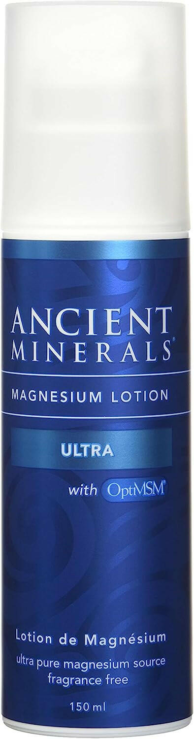 Magnesium Lotion ULTRA by Ancient Minerals | Muscle Relaxation & Skin ...