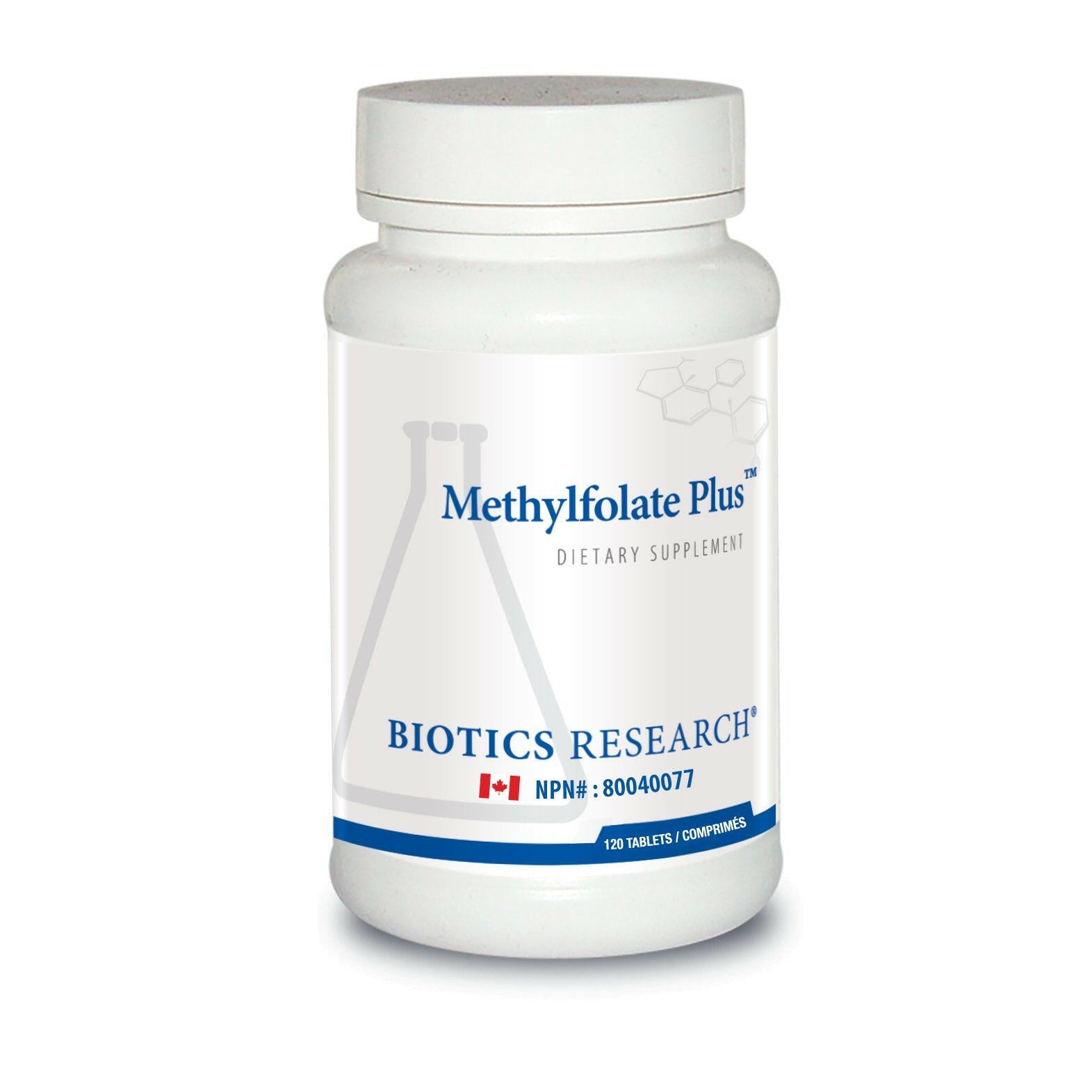 Methylfolate Plus by Biotics Research | Active Folate & B12 Support ...