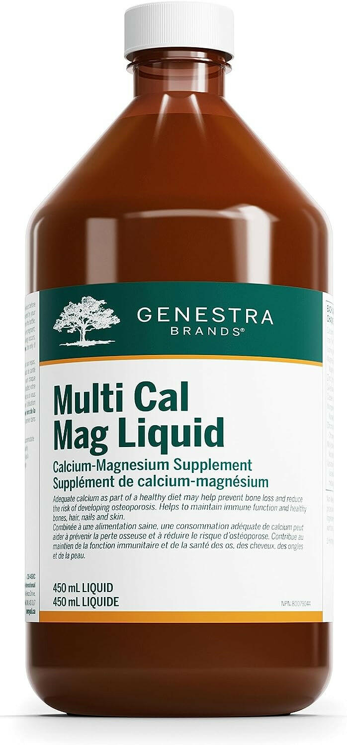 Multi Cal Mag Liquid by Genestra Brands | Bone & Muscle Support Formula ...