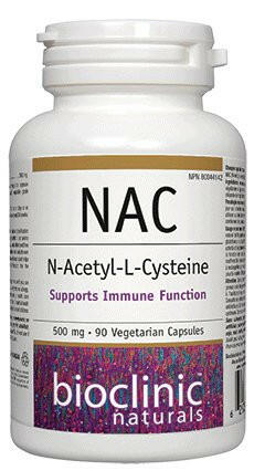 N-Acetyl-L-Cysteine 500 mg by Bioclinic Naturals | Antioxidant & Detox ...