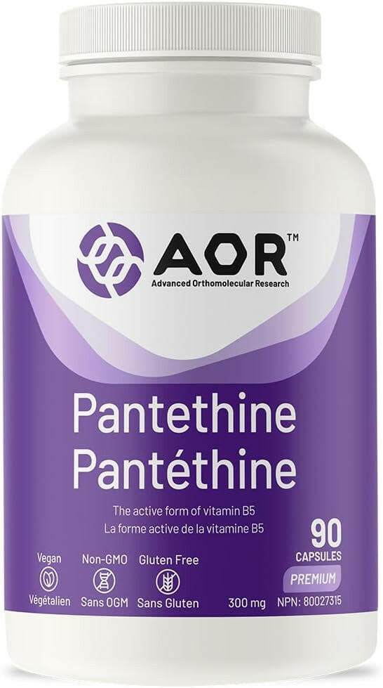 Pantethine by AOR | Cholesterol & Energy Metabolism Support | Coal ...
