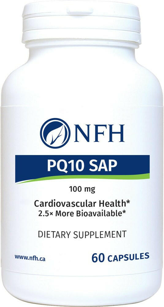 PQ10 SAP 100 mg by NFH | Ubiquinol CoQ10 for Heart & Mitochondrial ...
