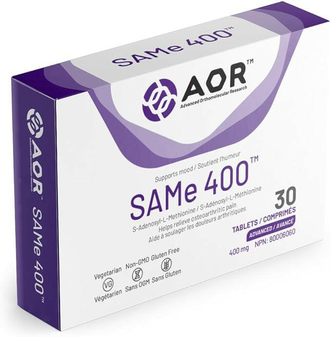 SAMe 400 by AOR | Mood, Joint & Liver Support | Coal Harbour Pharmacy ...